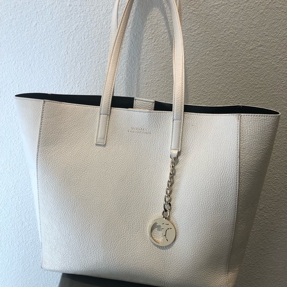 Versace Collection | Bags | Versace Collection White Tote Bag | Poshmark
